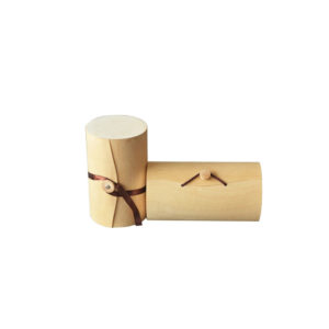 Round tube birch veneer soft bark packaging box – Wooden box ...